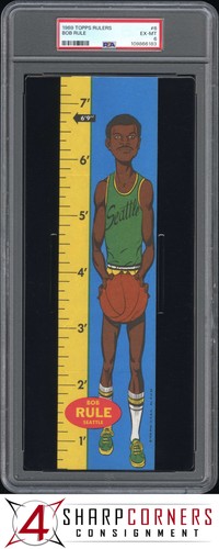 1969 TOPPS RULERS #6 BOB RULE RC SUPERSONICS PSA 6 | eBay