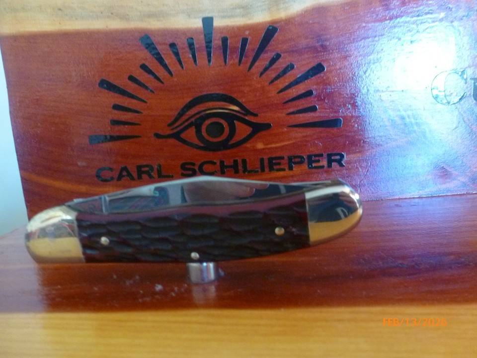 German Eye Brand Red Bone 2-Blade Copperhead GX-RB - Vintage - Mint | eBay
