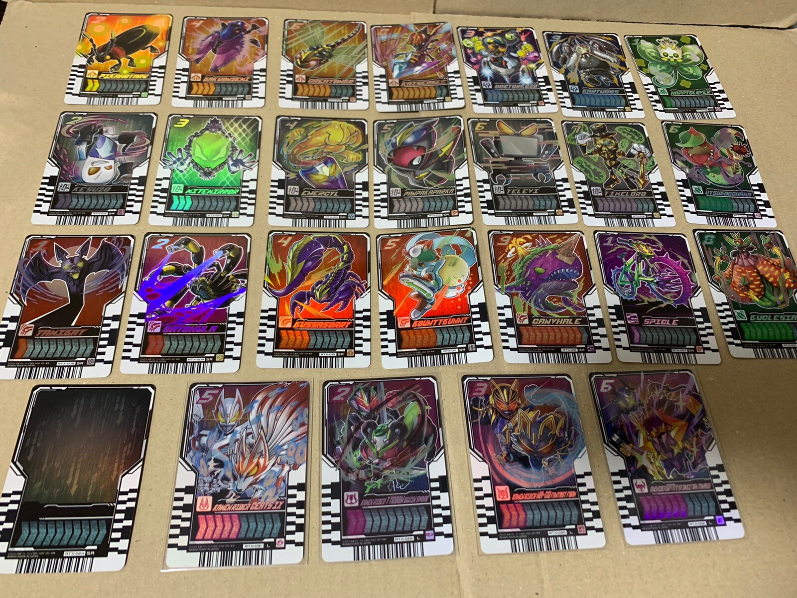 Kamen Rider Gotchard Ride Chemy Trading Card PHASE:EX SR Comp 1set (of ...