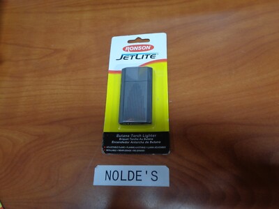 Ronson JetLite Butane Torch Lighter Silver Design Sam 574 DS1432 B1 | eBay