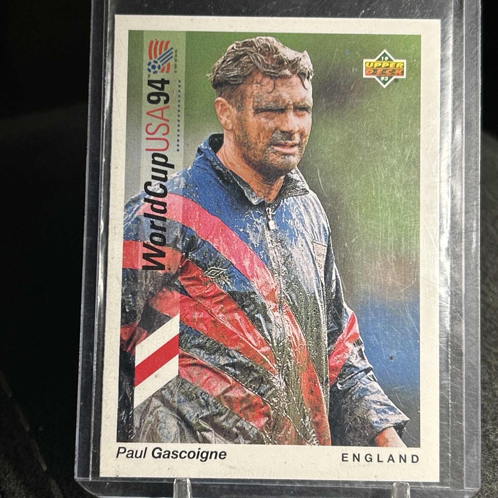 PAUL GASCOIGNE 56 ENGLAND Upper Deck 1993 World Cup USA 1994 Football Card | eBay