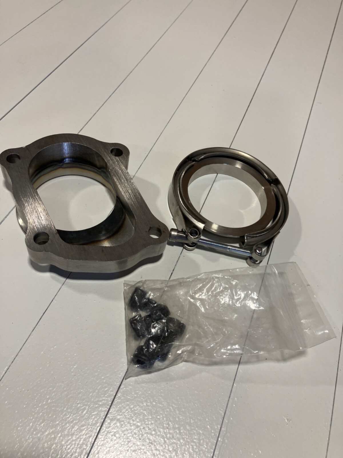 CT26 Downpipe Turbo Flange 3.0" Outlet V-band Fit Toyota Supra Kit 3.0 ...