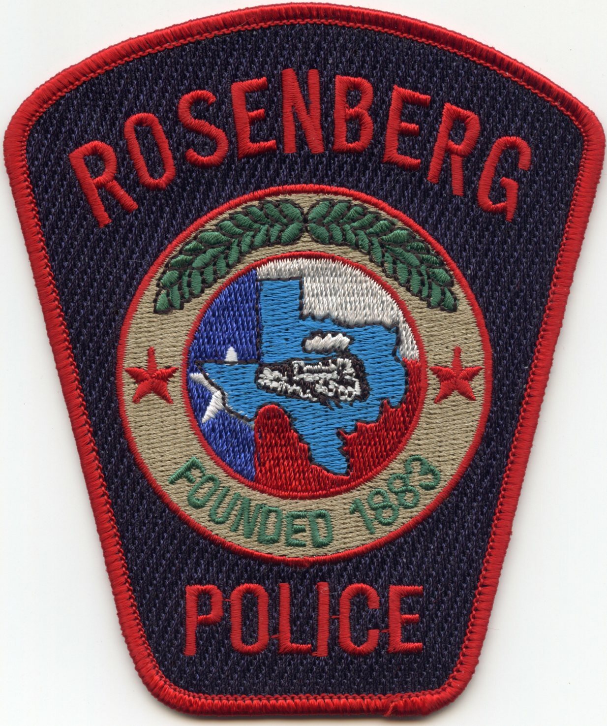 ROSENBERG TEXAS TX POLICE PATCH | eBay