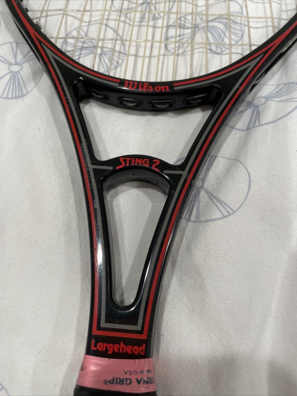 Wilson Midsize Graphite Sting 2 Tennis Racquet 4 3/8 | eBay