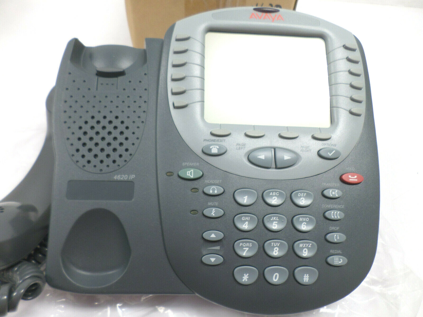Avaya 4620 4620D01A-2001 Grey Wired Digital VOIP Business Phone | eBay
