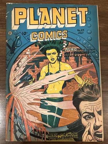 Planet Comics #49 1947 Fiction House Pre-Code Golden Age Comic Book GGA ...