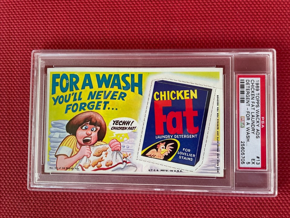 1969 Topps Wacky Ads Chicken Fat PSA 5 | eBay