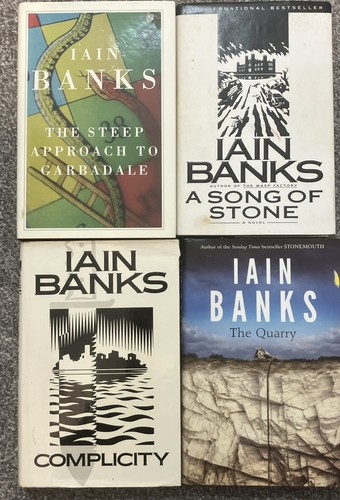 Iain Banks Books Bundle X 4 Fiction Crime Horror Thriller Hardback ...