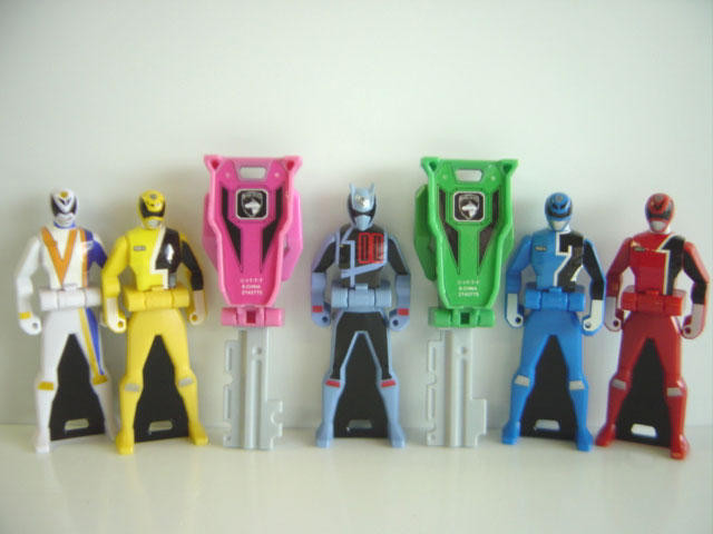 Power Rangers Gokaiger Ranger Key Set 5 Complete Collection of 13 ...