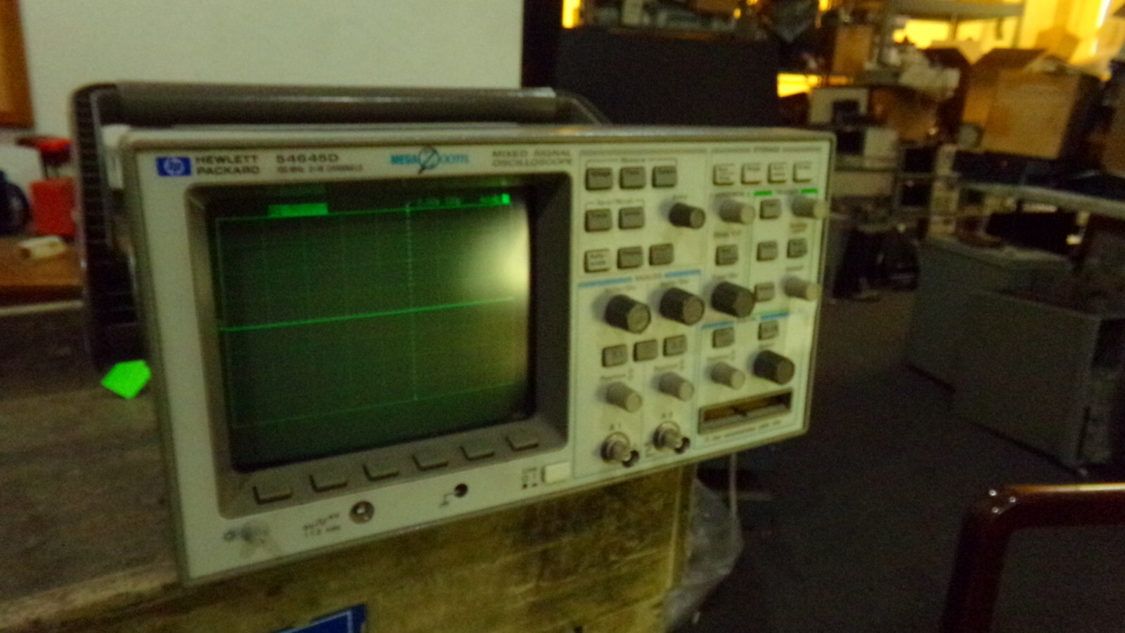 HP 54645D 2 Channel 100 MHz Mixed Signal Digital Oscilloscope and ...