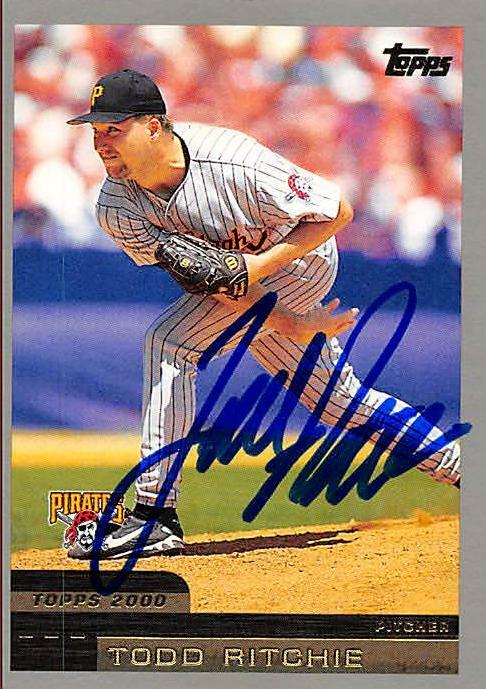 Todd Ritchie autographed Baseball Card (Pittsburgh Pirates, FT) 2000 ...