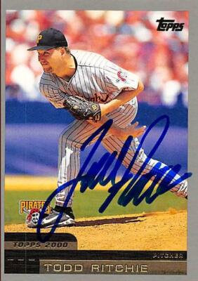 Todd Ritchie autographed Baseball Card (Pittsburgh Pirates, FT) 2000 ...