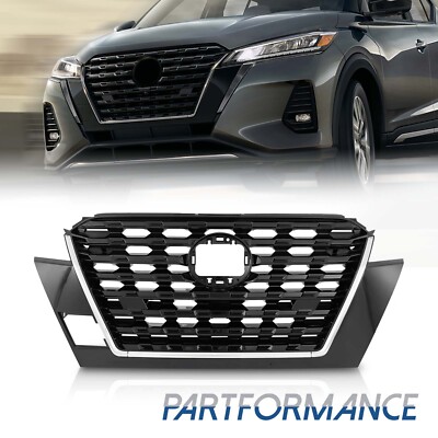2021-2023 Nissan Kicks Replacement Front Grille 623105R05A | Black ...