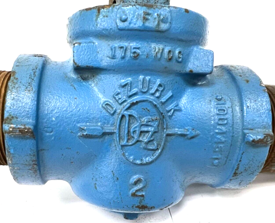 DEZURIK 1004451 PLUG VALVE 2" NPT 175 WOG | eBay