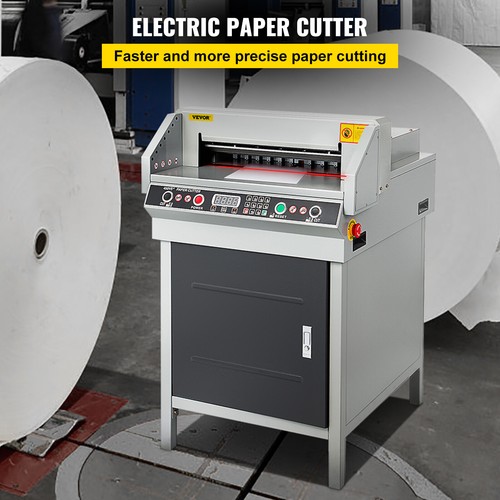 VEVOR Guillotine Cutting Machine Electric Paper Cutter Power Off ...