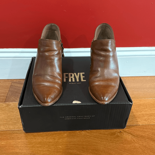 Frye Women's Reed Shootie Ankle Boot Caramel size 9 | eBay