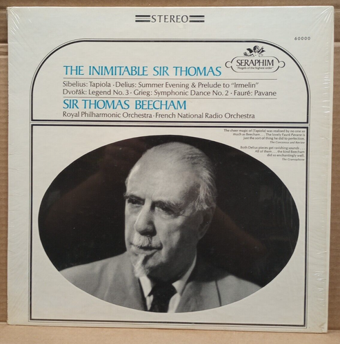 Sir Thomas Beecham: The Inimitable Sir Thomas - US 1963 Seraphim LP | eBay
