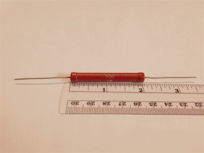 5 Vintage Penn Resistor Corporation 1100 Ohm 2W 2% Metal Film Resistors ...