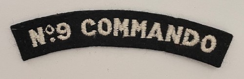 Tissu d’Epaule. N° 9 Commando. Royaume-Uni. C (L183) | eBay