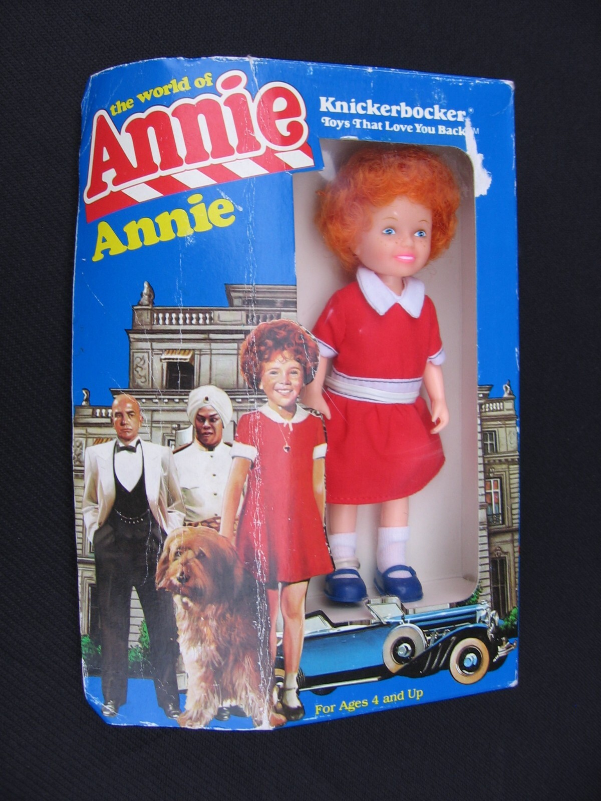 "New" 1982 (NOS) 6" TALL WORLD OF ANNIE DOLL ~ KNICKERBOCKER #3856 | eBay