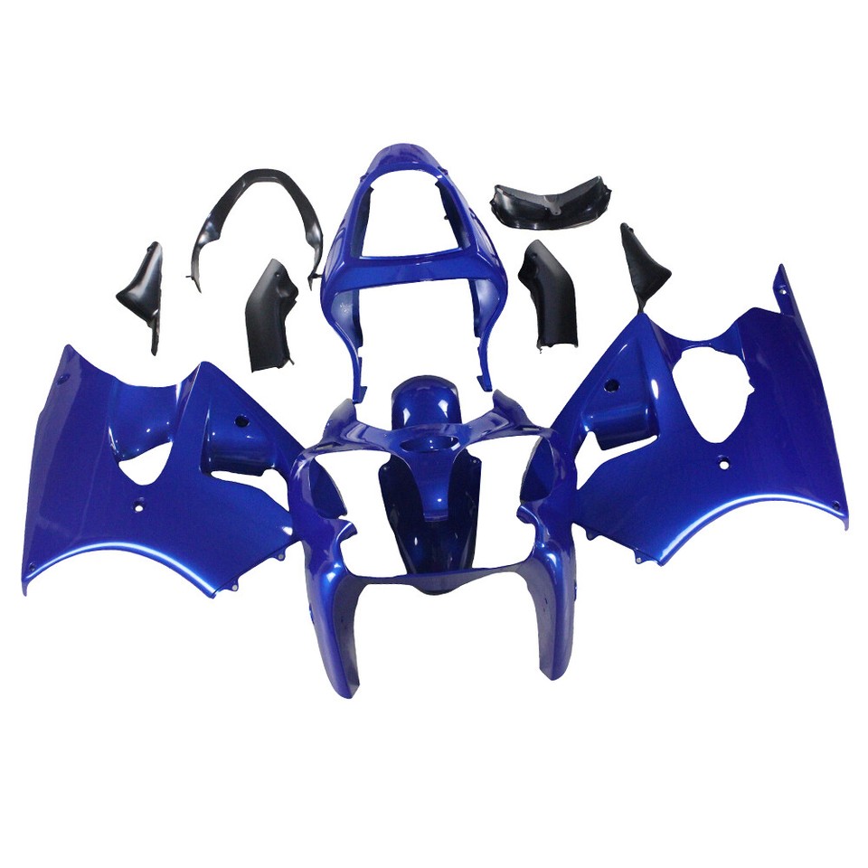 Blue ABS Fairings for Kawasaki Ninja ZX6R 2000 2001 2002 636 zx-6r ...