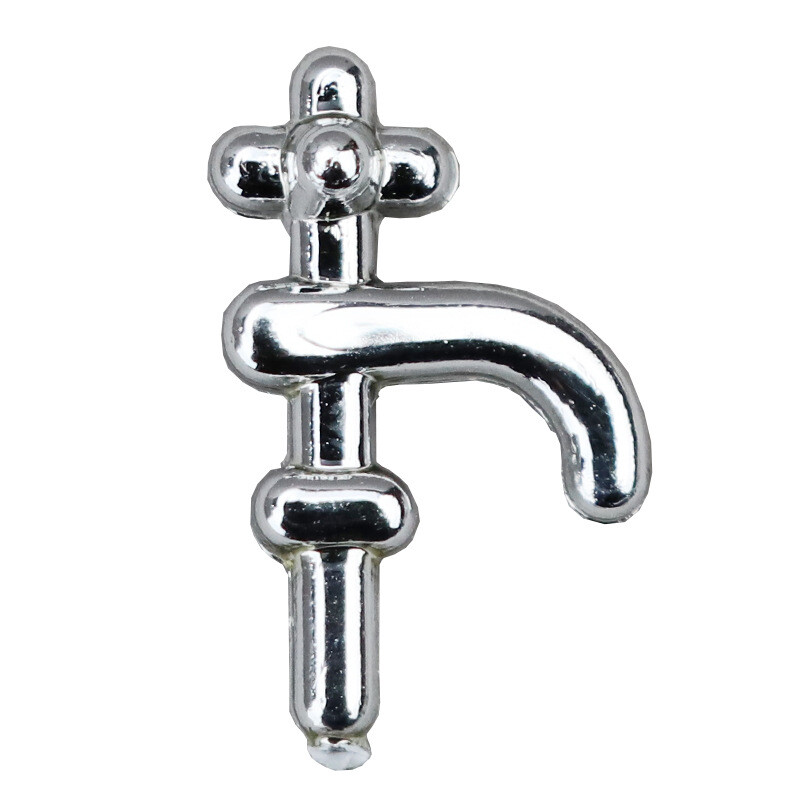 12Pcs 1:12 Dollhouse Miniature Faucet Tap Mini Water Tap Furniture ...