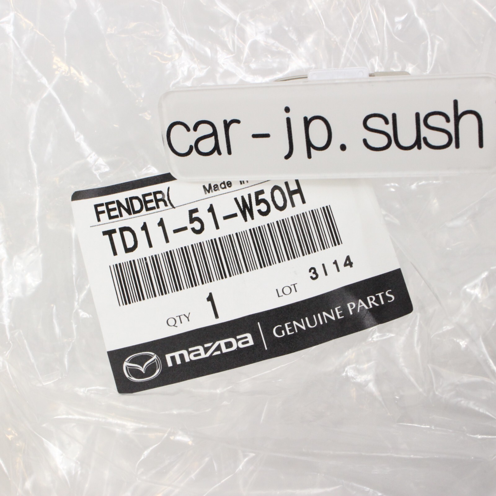 2007-2015 Mazda CX-9 RH Right Rear Wheel Over Fender Molding MAZDA TD11 ...