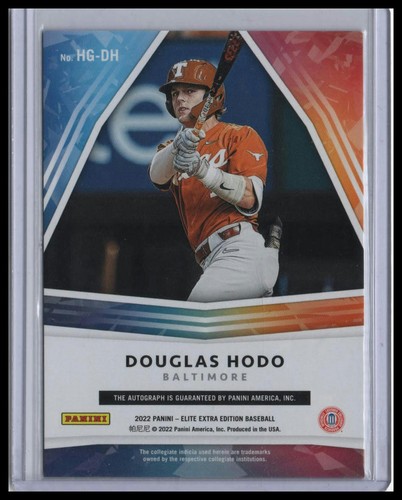 2022 Panini Elite Extra Edition Douglas Hodo Hidden Gems Signatures ...