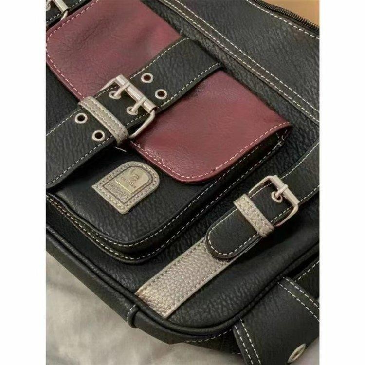 Y2k Vintage Crossbody Bag – Women’s Tote Pu Leather Hip Hop Shoulder ...