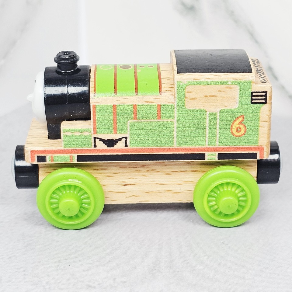 Thomas Wooden Railway Percy Real Wood Series 2012 Train Tank Engine Pre ...