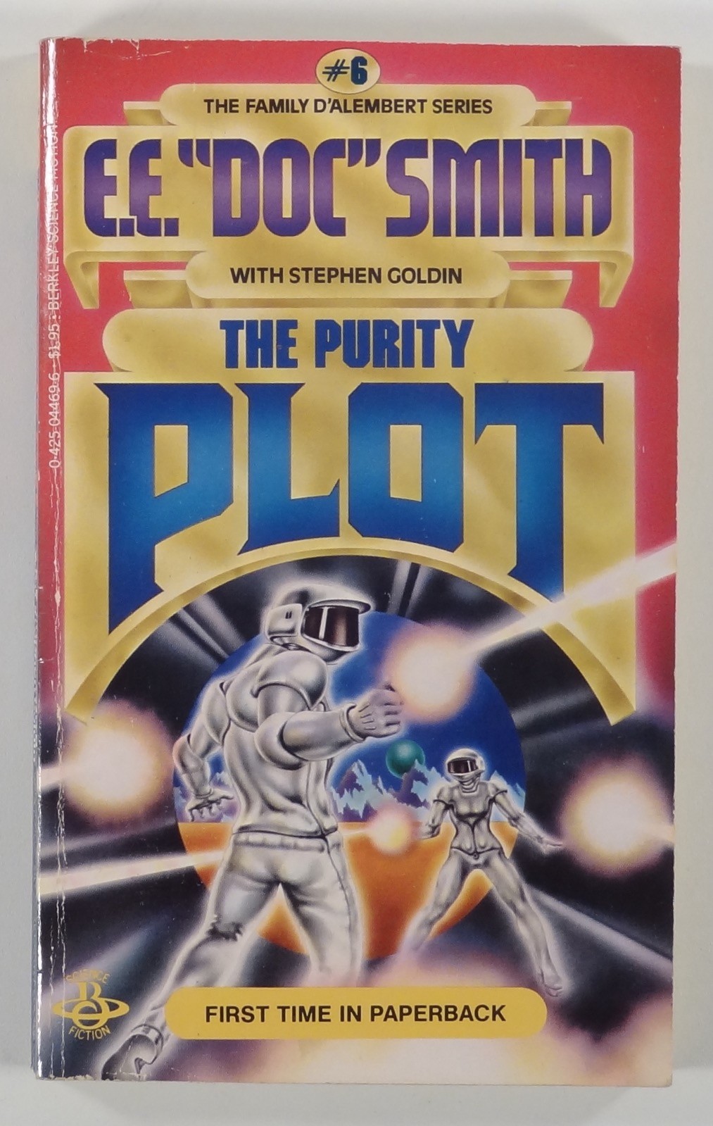 1980 E E "Doc" Smith THE PURITY PLOT The Family D'Alembert series #6 ...