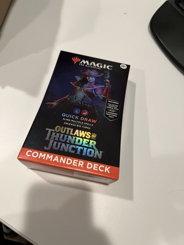 MTG Outlaws of Thunder Junction Quick Draw Commander Deck NEW/SEALED ...