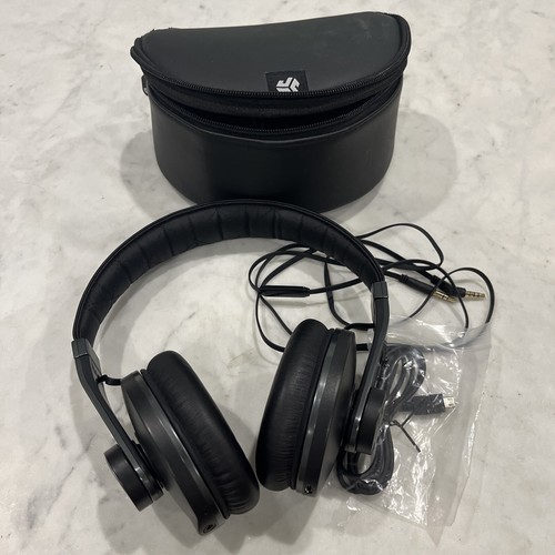 JLab Audio Omni Over-Ear Headphones W/ Universal Mic & Case Black Wired ...