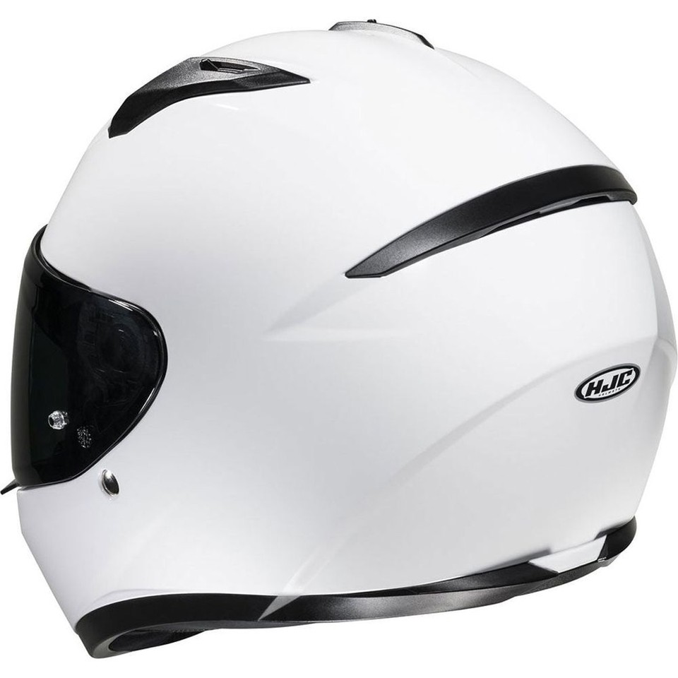 HJC C10 White Motorcycle Motorbike Helmet | eBay UK