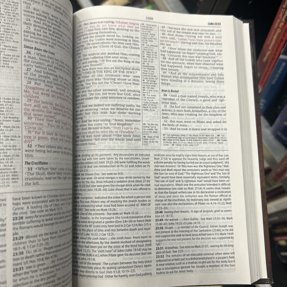 NASB, Zondervan NASB Study Bible, Hardcover, Red Letter by Kenneth L ...