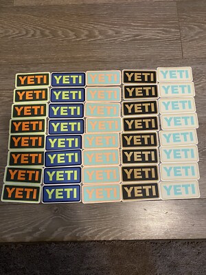 Yeti Sticker Pack Decals Assortment Set Of 40 | eBay
