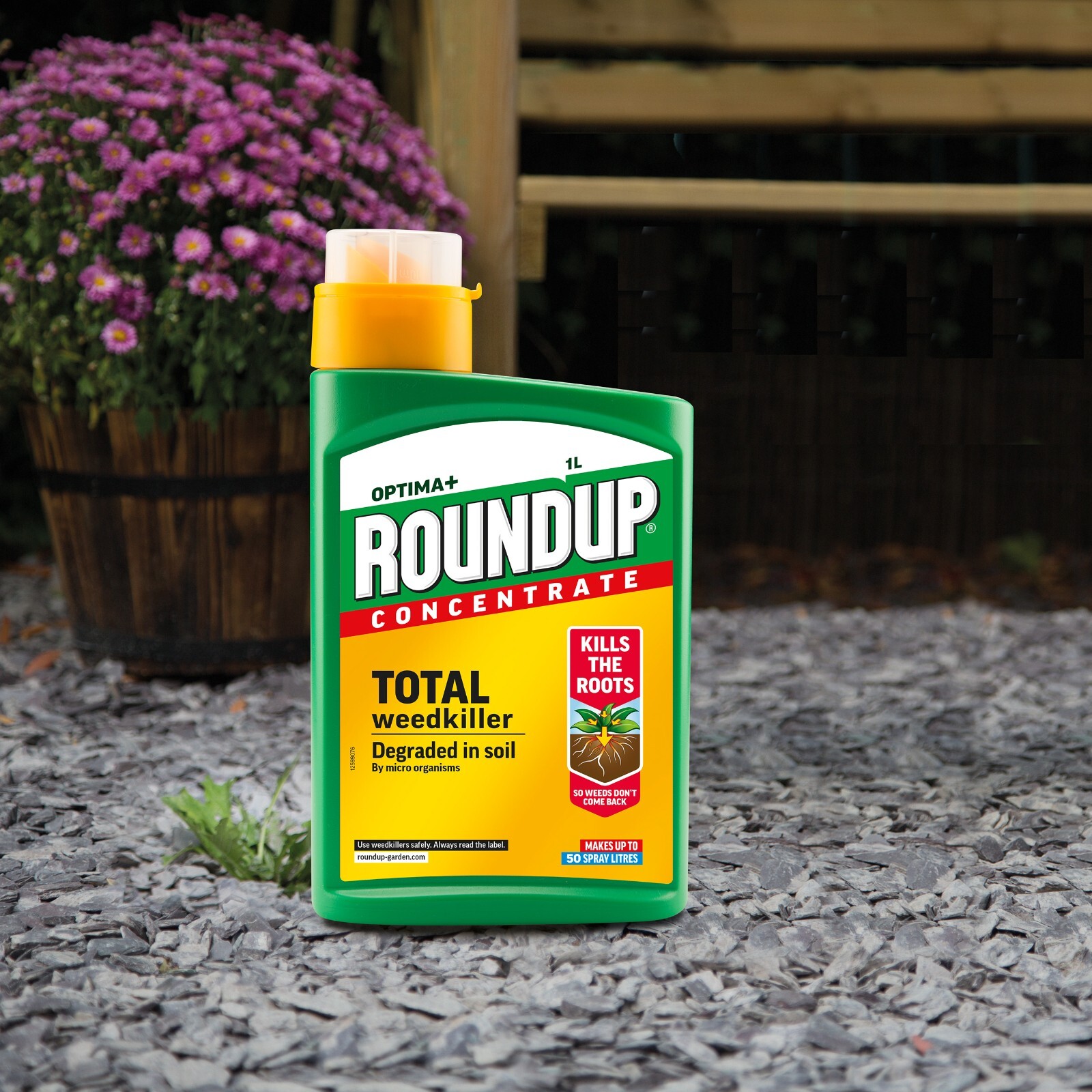 ROUNDUP WEED KILLER FAST ACTION WEEDKILLER KILLS ROOTS CONCENTRATE ...