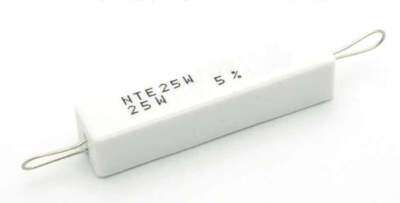 NTE 25W2D0, 2 Ohm 25 Watt Wirewound Ceramic Power Resistors 25W | eBay
