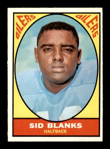 1967 Topps #51 Sid Blanks EX/EX+ Oilers 563656 | eBay