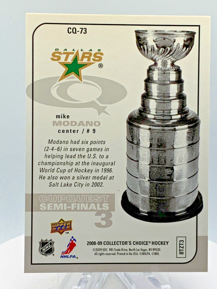 2008-09 Collector's Choice Cup Quest #CQ73 Mike Modano SF | eBay