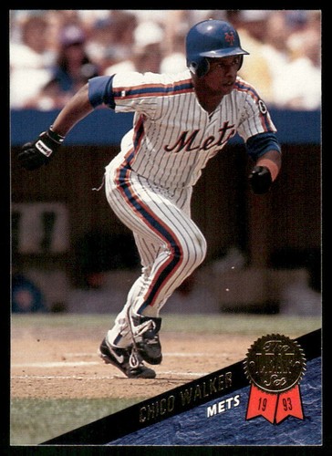 Chico Walker 1993 Leaf #149 New York Mets | eBay