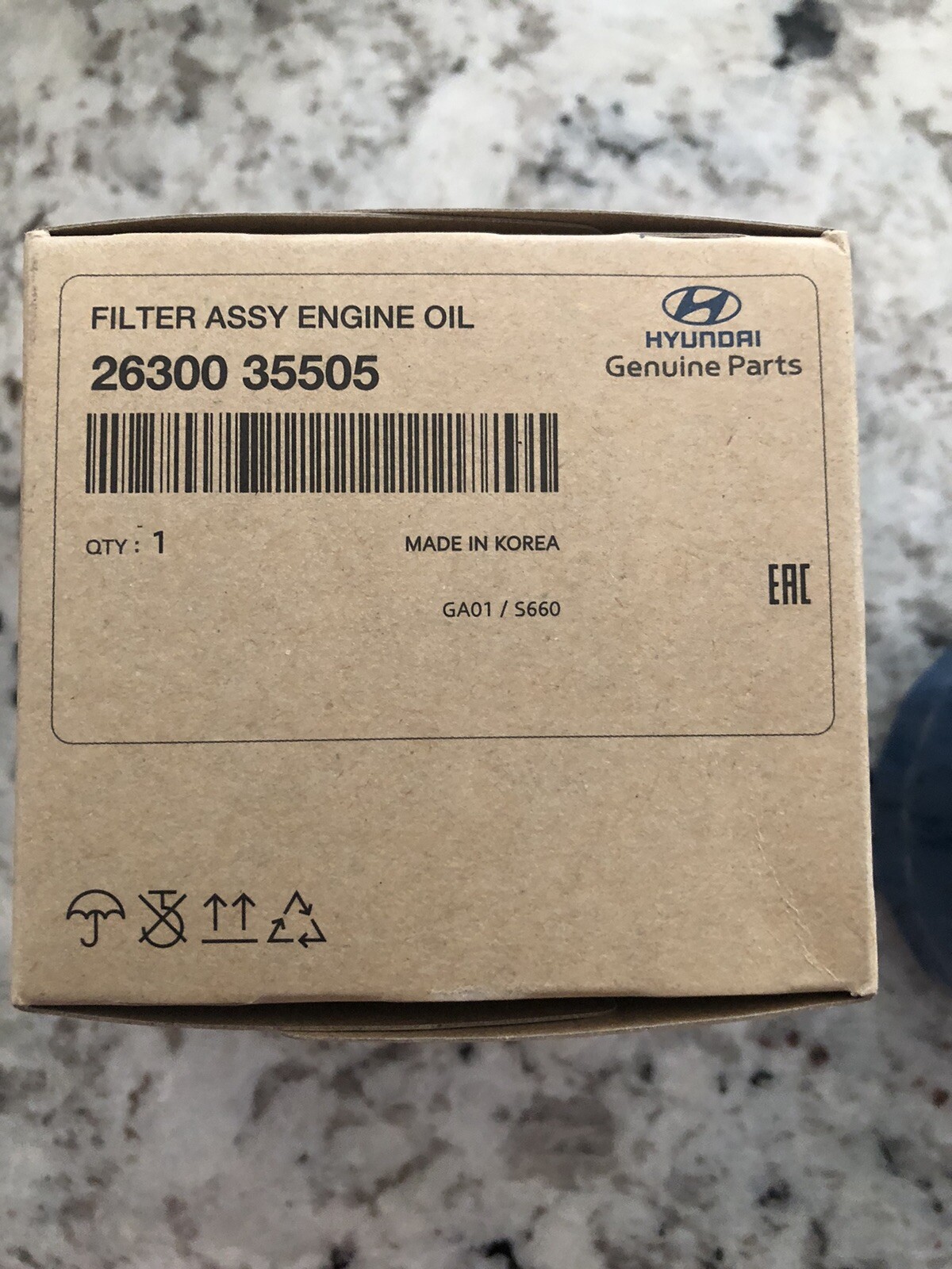 HYUNDAI 26300-35505 - Cross reference oil filters