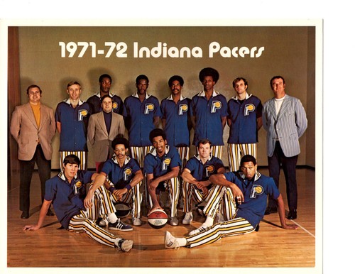 CHAMPIONS ABA INDIANA PACERS 8X10 TEAM PHOTO LOT SET OF 4 1971 1972 ...