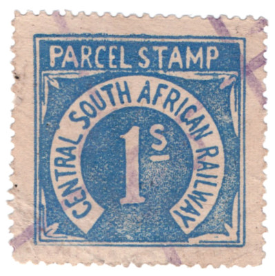 (I.B) Transvaal Railways : CSAR Parcel Stamp 1/- | eBay