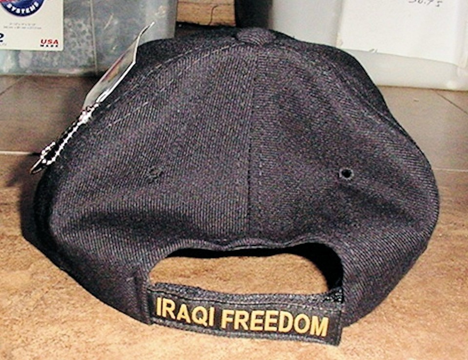 NEW Black Operation Iraqi Freedom embroidered hat baseball cap | eBay