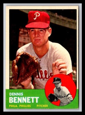 1963 Topps Dennis Bennett # 56 EX-NM | eBay