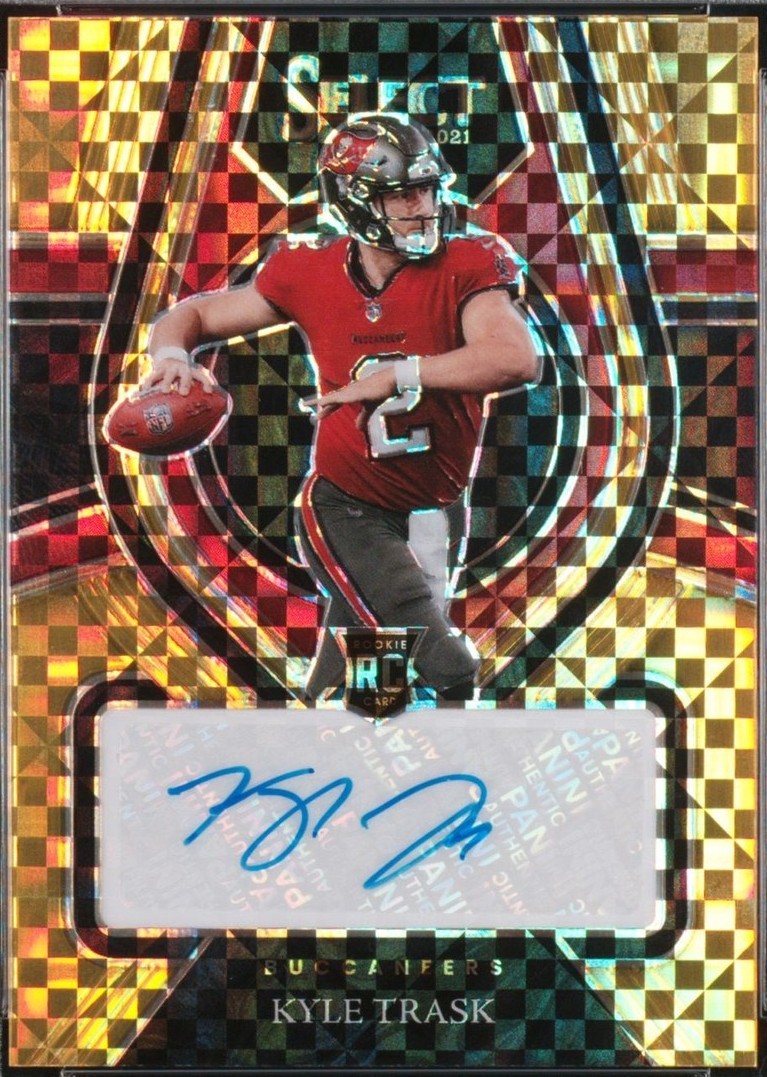2021 Panini Select - Rookie Signatures Kyle Trask #RS-KTR Gold Prizm ...