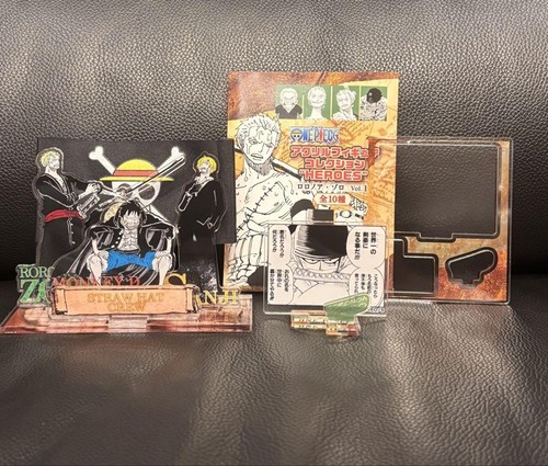 One Piece Zoro Acrylic Stand Figure Collection Pirate Flag Used | eBay