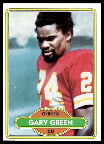 1980 Topps Gary Green Kansas City Chiefs #133 | eBay