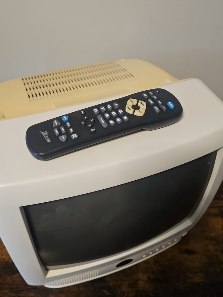 Vintage Zenith CRT TV Sr1327x 13 Inch Color Television 1995 - Works | eBay